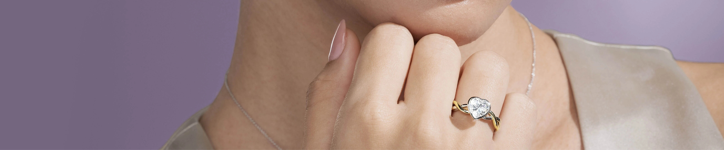 Shop Heart-Shaped Diamond Engagement Rings Online